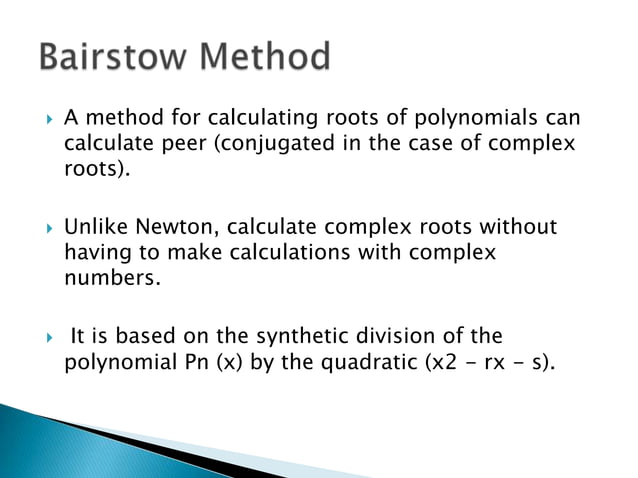 Roots of polynomials | PPTX | Physics | Science