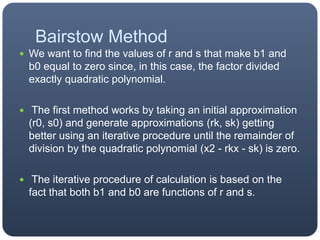 Roots of polynomials | PPTX
