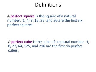 Roots of real numbers and radical expressions | PPT