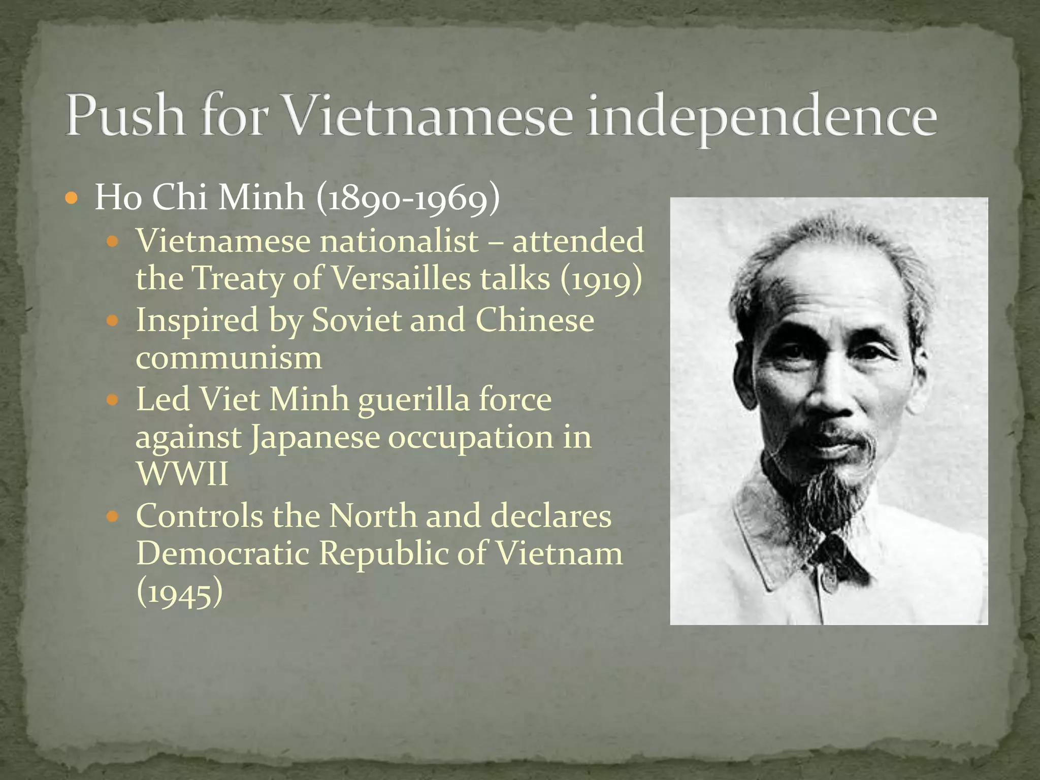 Roots of Vietnam War | PPTX