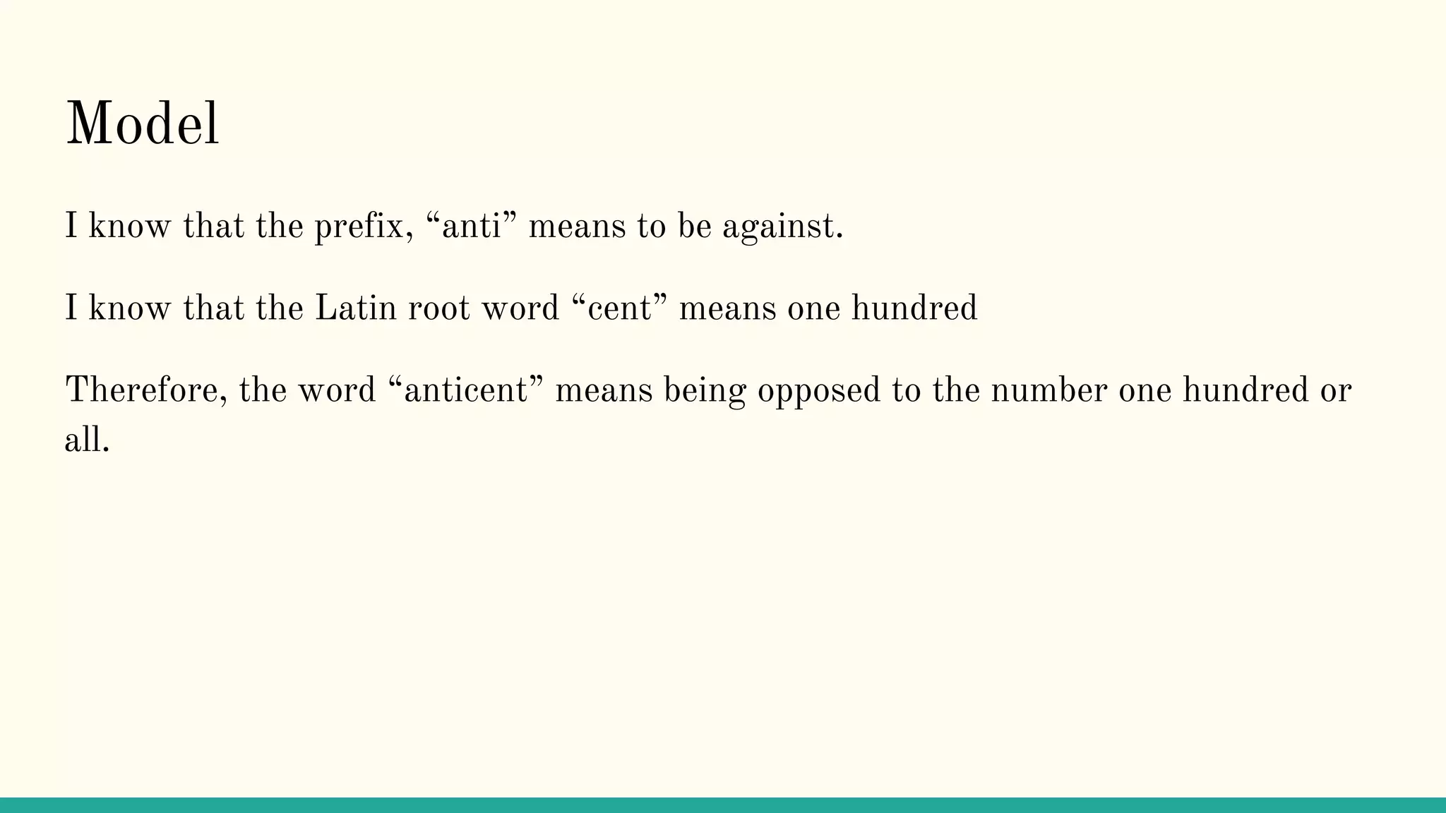Roots, prefixes and suffixes sample mini lessons | PPTX