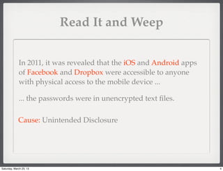 Internet Privacy and Security Follies and Foibles | PPT