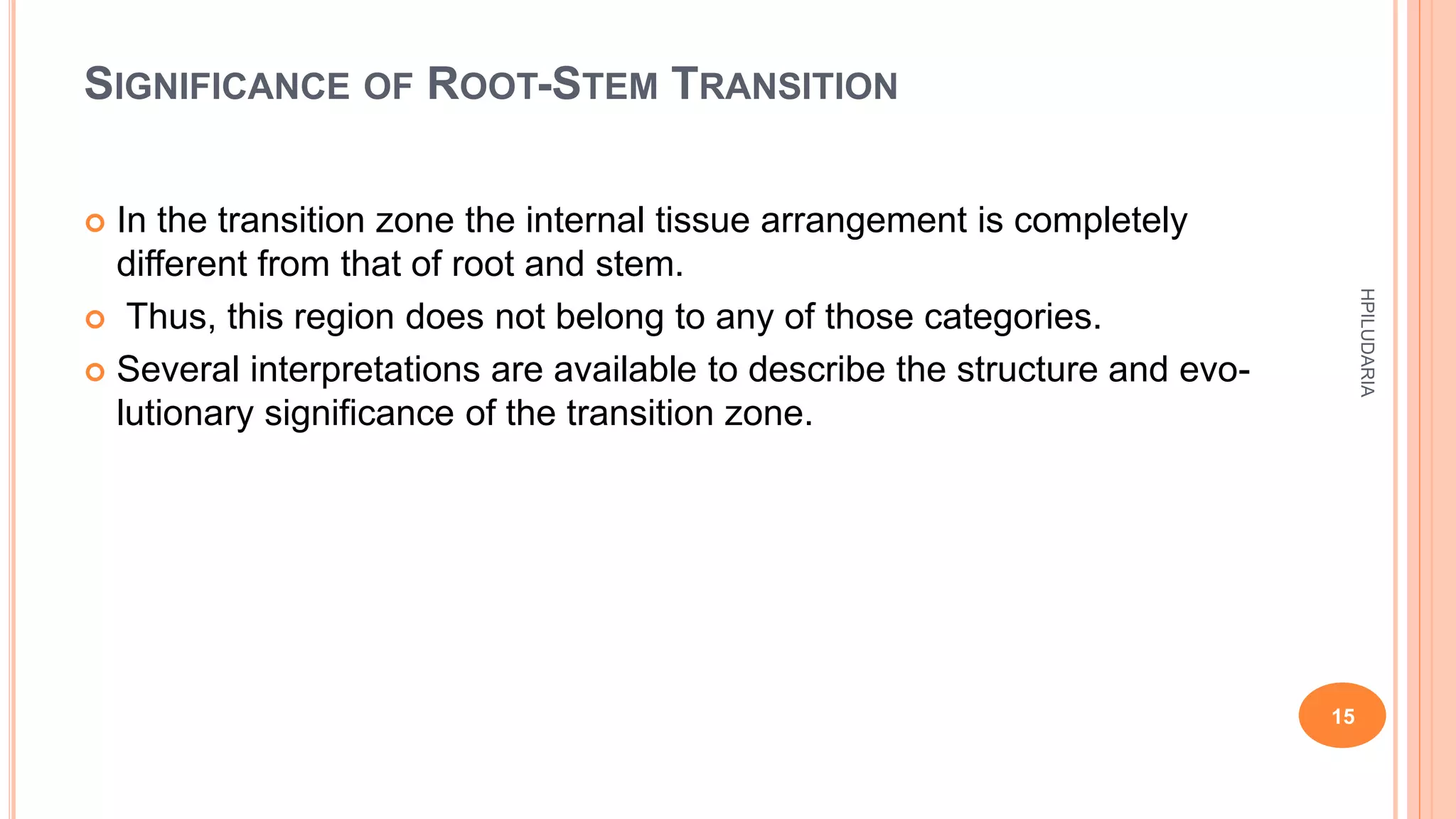 Root stem transition | PPTX
