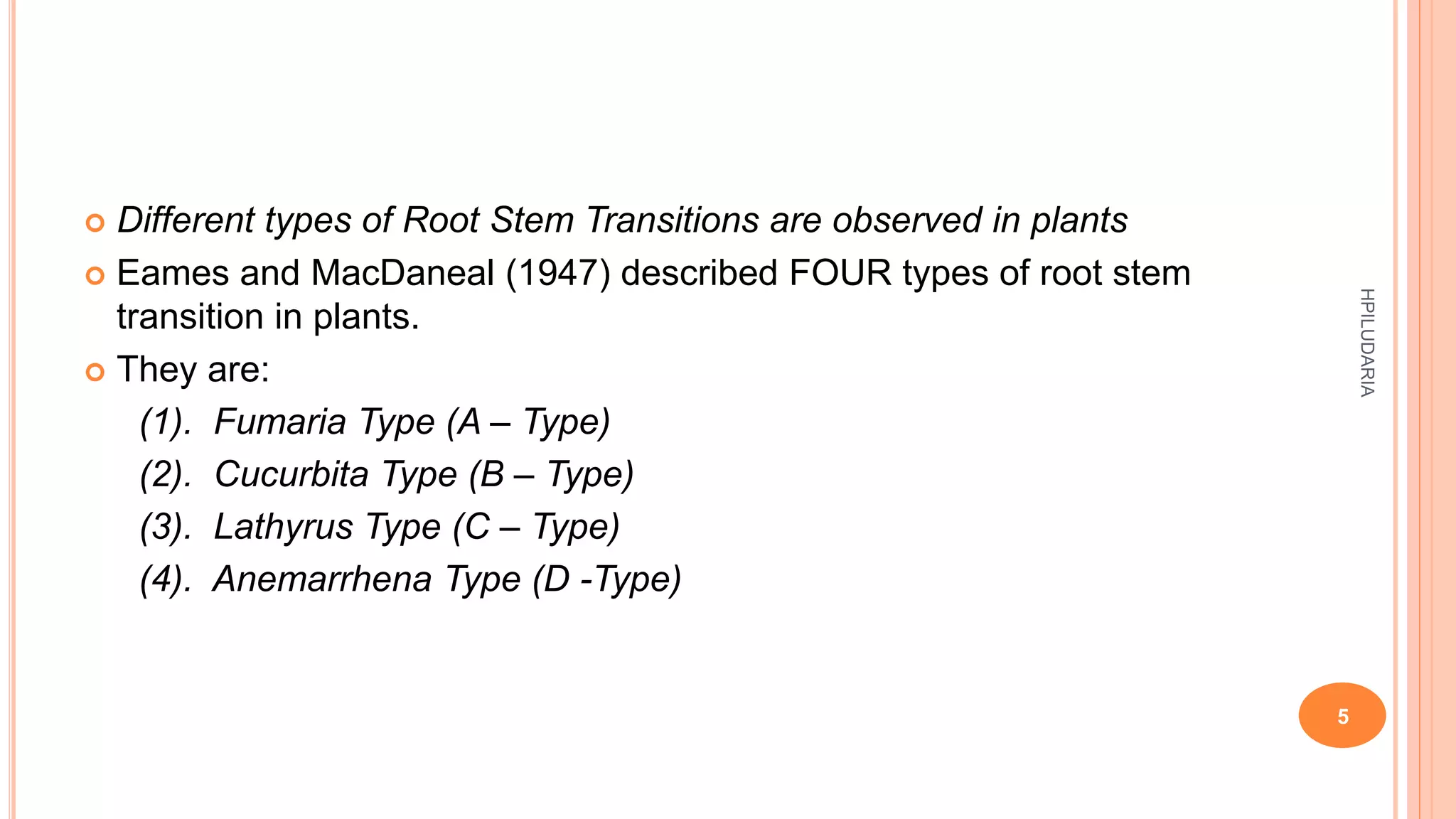 Root stem transition | PPTX