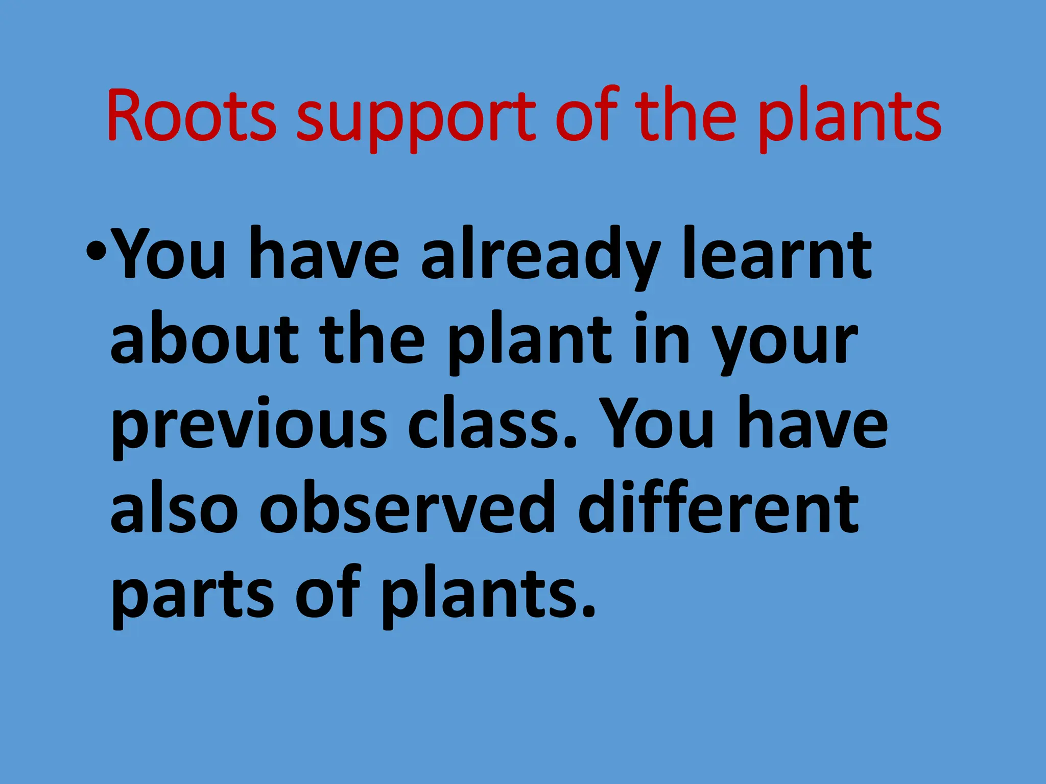 Root support the plants.pptx