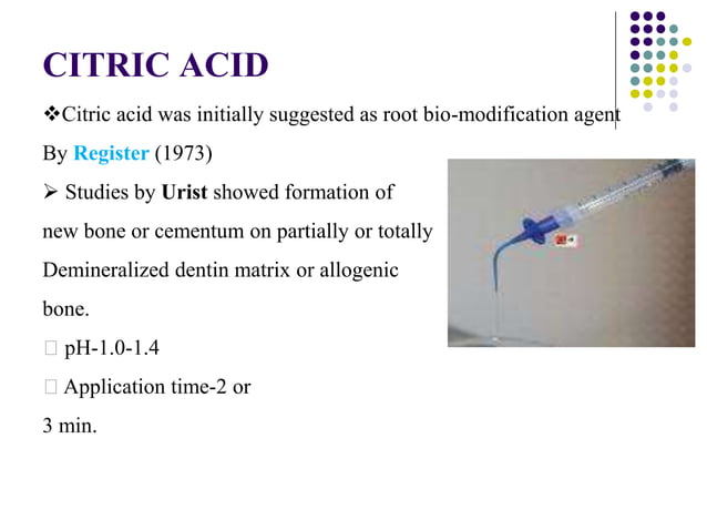 Root Surface Biomodification in periodontal therapy .pptx | Dental ...