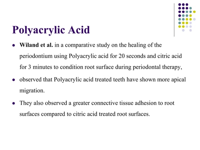 Root Surface Biomodification in periodontal therapy .pptx | Dental ...