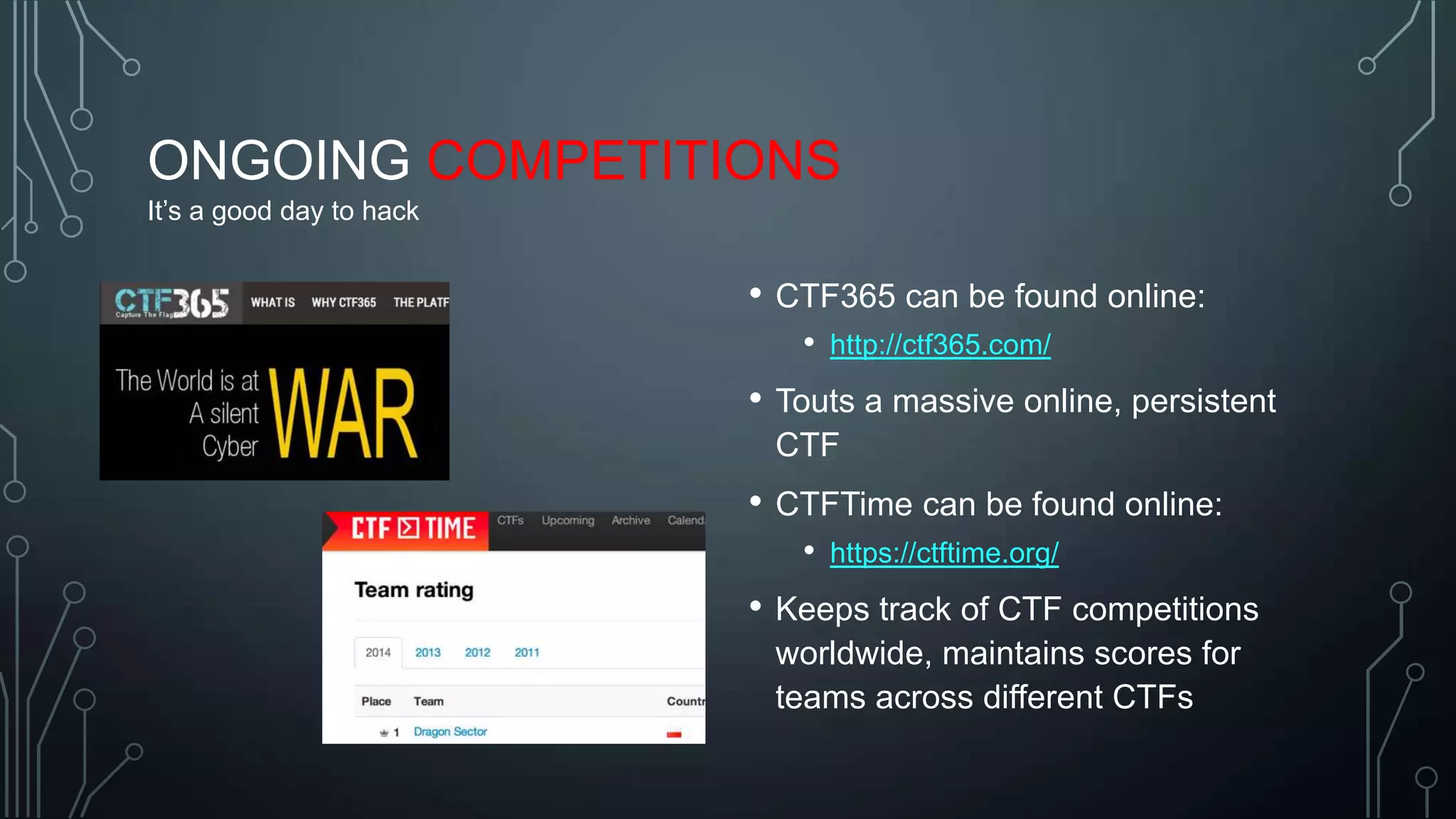 Root the Box - An Open Source Platform for CTF Administration | PPTX