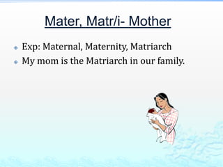 Root word | PPT
