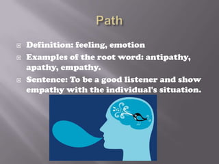 Root word from the neighborhood | PPTX