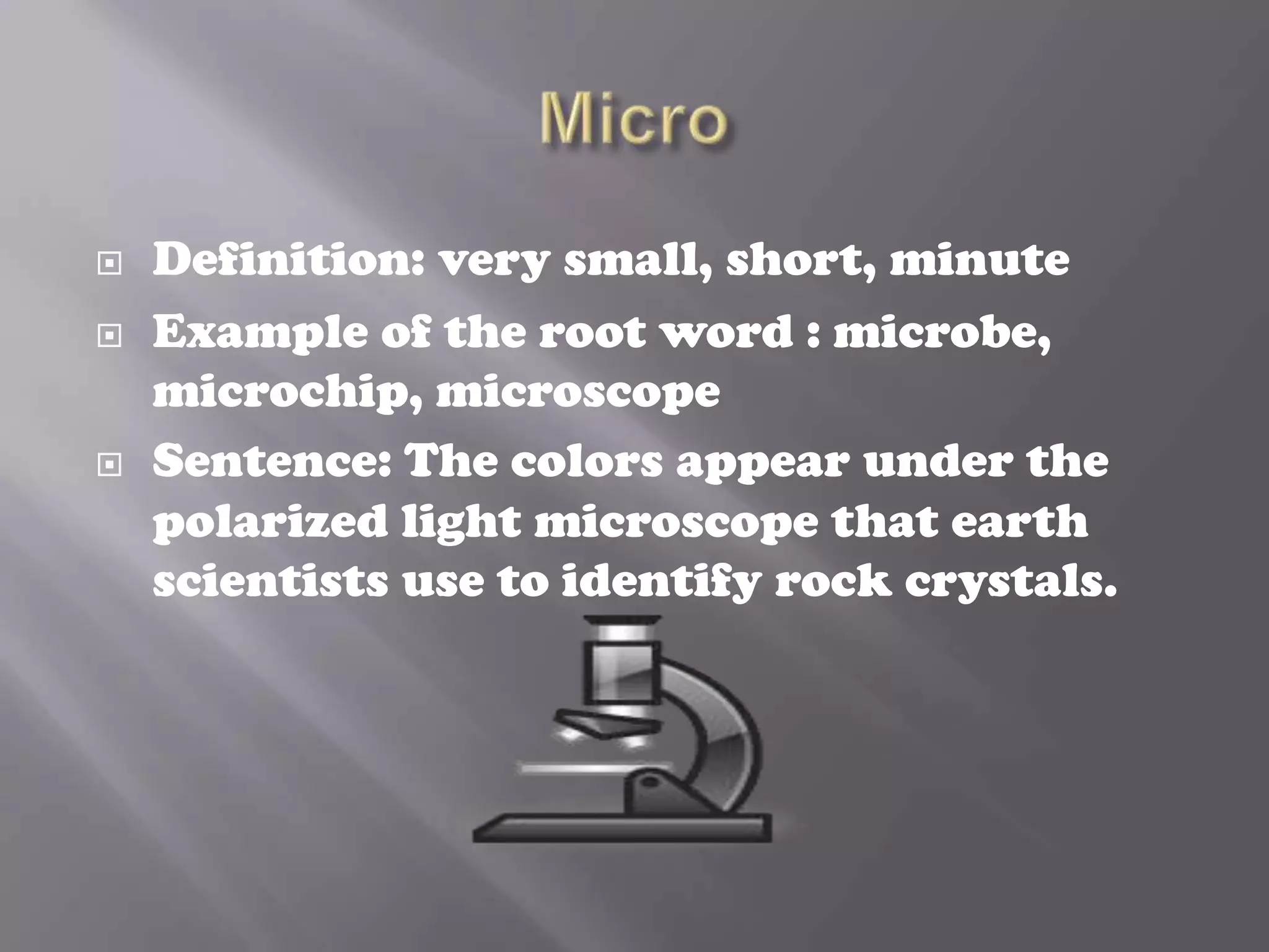 Root word from the neighborhood | PPTX