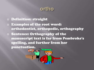 Root word from the neighborhood | PPTX