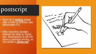 Root word list script | PPT