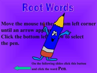 Root Words | PPT