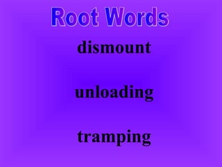 Root Words | PPT