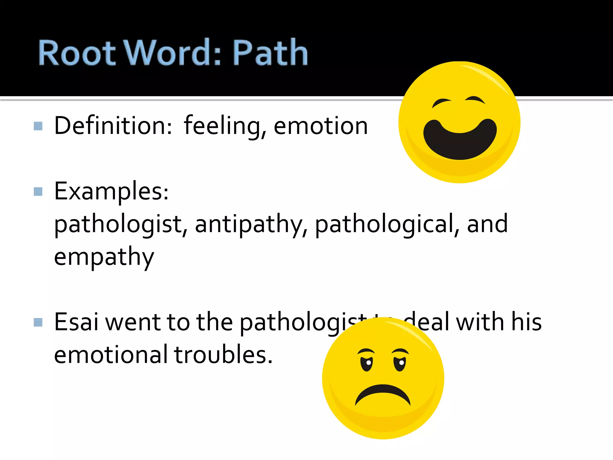 Root words | PPTX