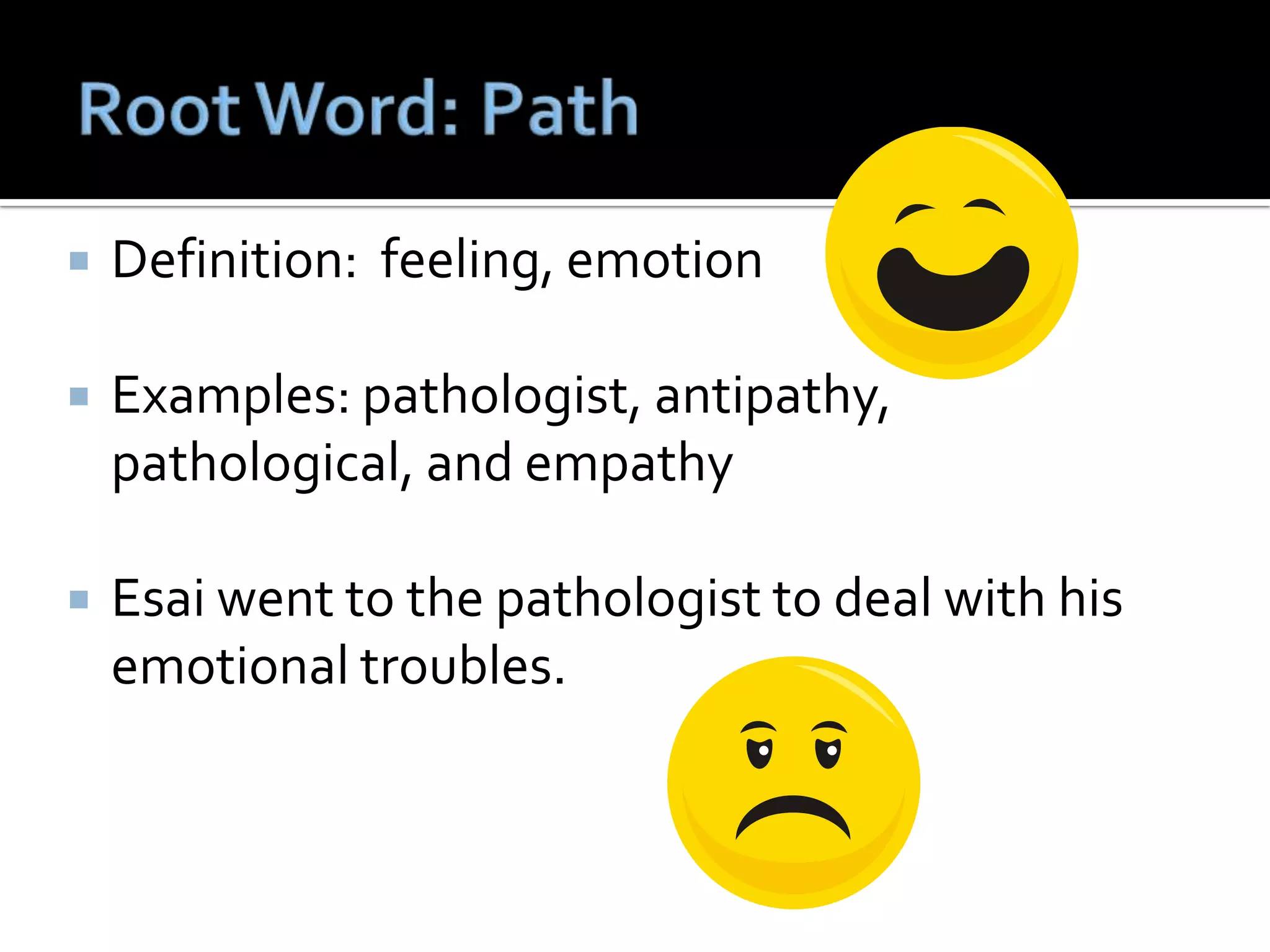 Root words | PPT