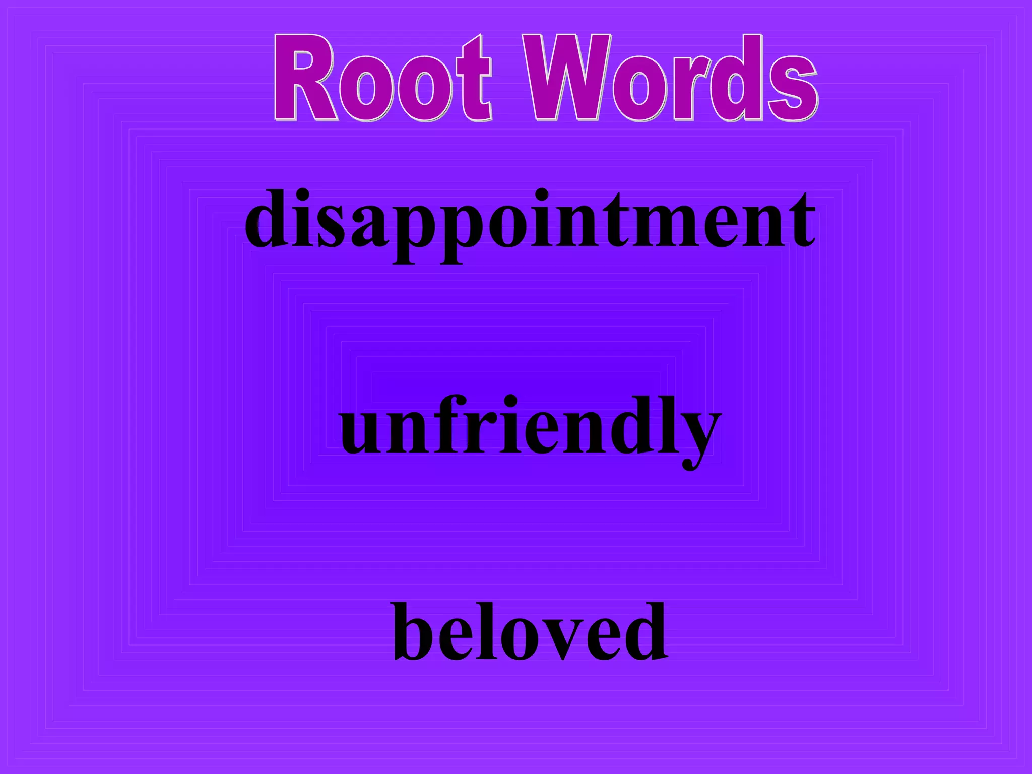 Root words | PPT