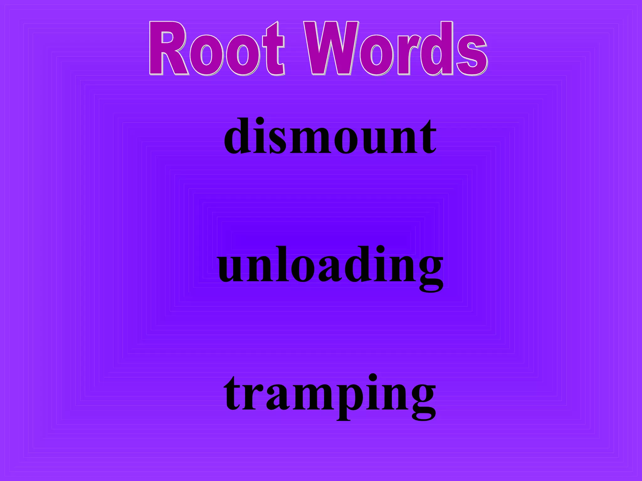 Root words | PPT