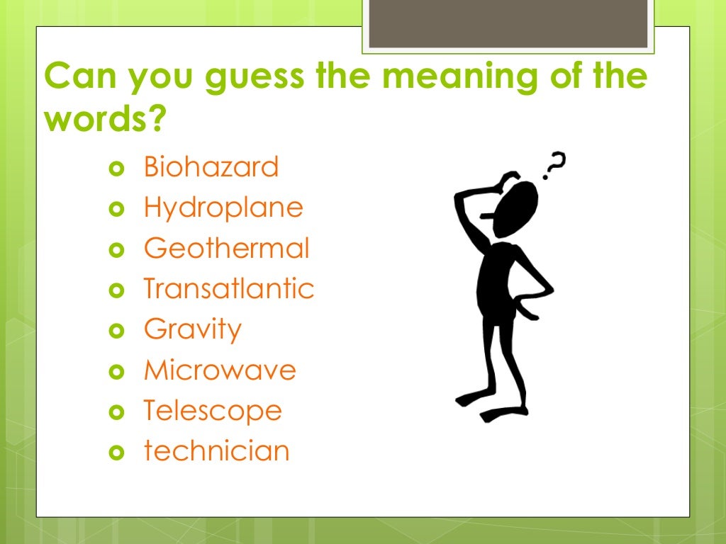 Root Words root-words