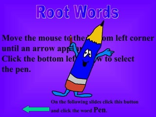 Root words | PPT