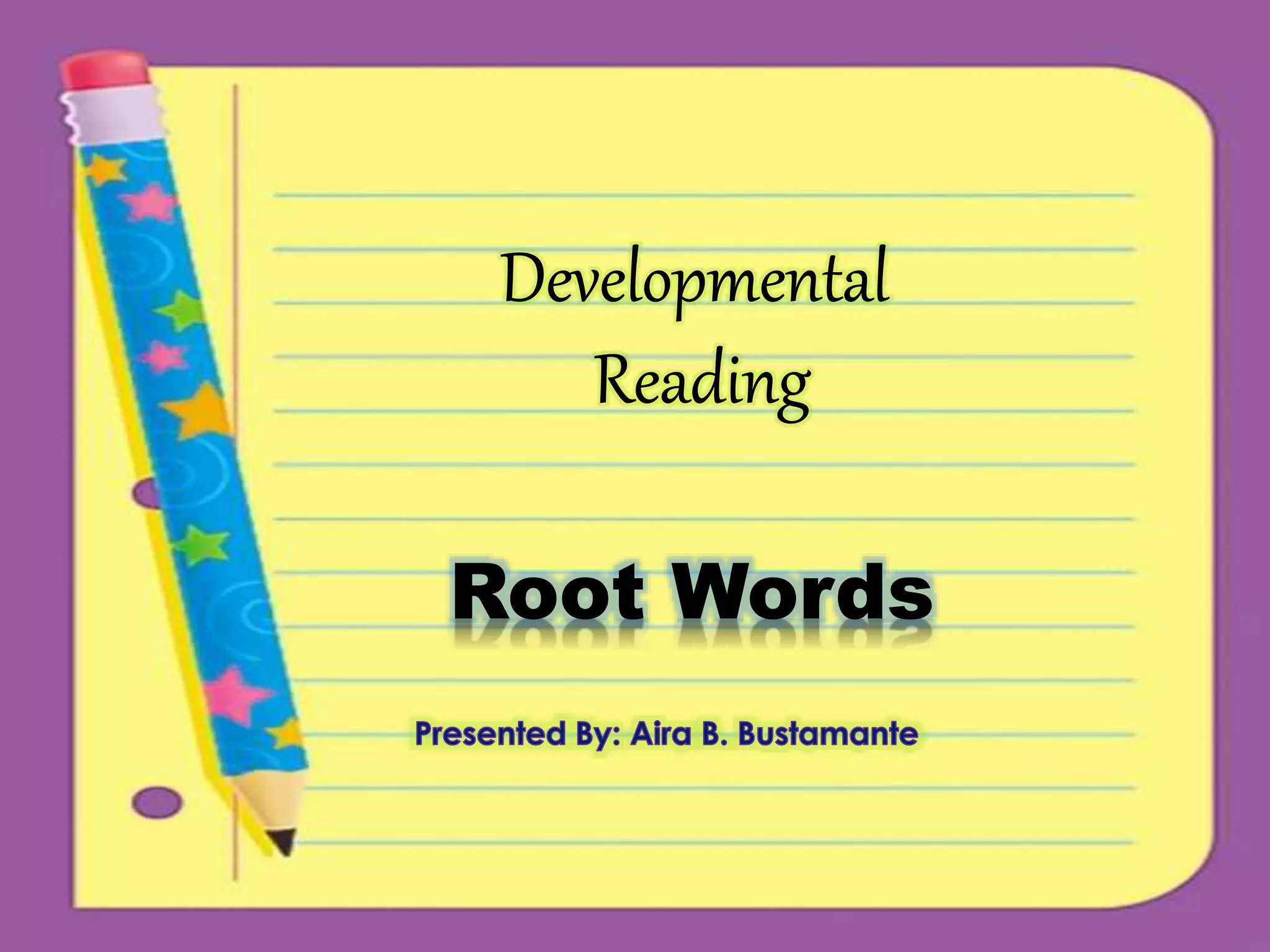 Root words | PPTX