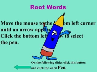Root words | PPTX