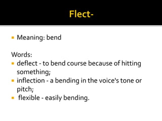 Root words Part 1 | PPTX