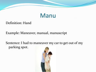 Root words project-Taylor French | PPTX