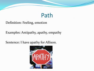 Root words project-Taylor French | PPTX