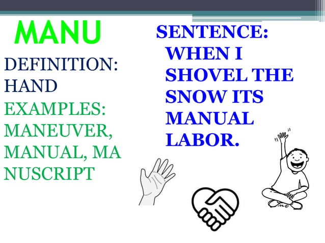 Root words english | PPT
