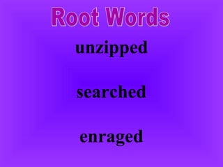 Root Words | PPT