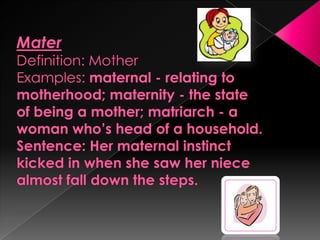 Root words Powerpoint | PPTX