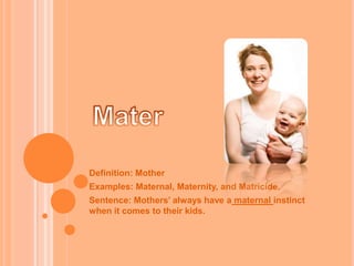 Root words power point | PPTX