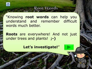 Root Words, Prefixes, and Suffixes.pptx