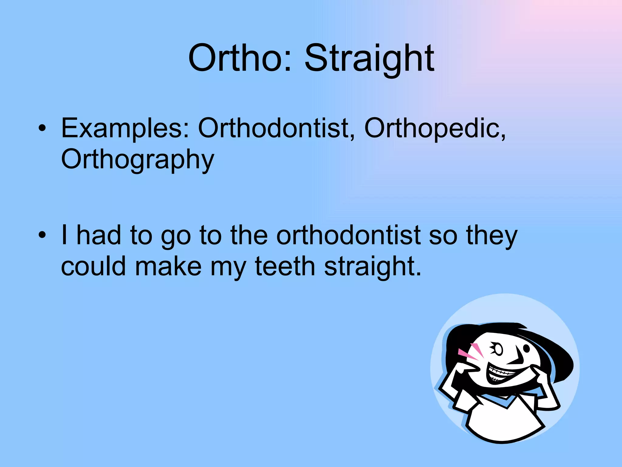 Root words project | PPT