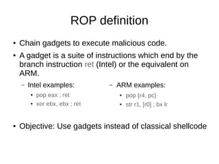Return Oriented Programming - ROP | PDF