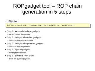 Return Oriented Programming - ROP | PDF
