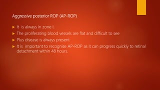 RETINOPATHY OF PREMATURITY | PPT