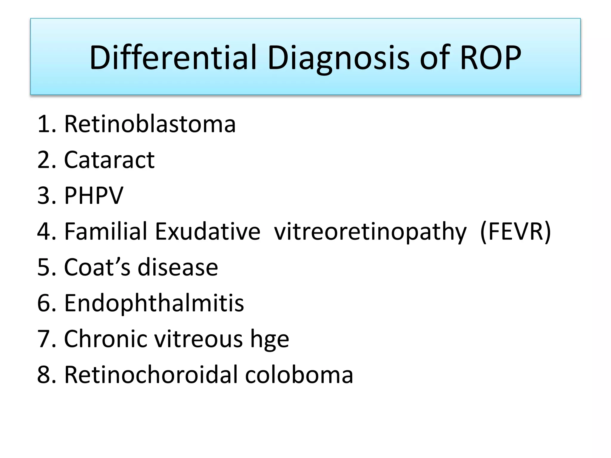 Retinopathy of Prematurity | PPTX
