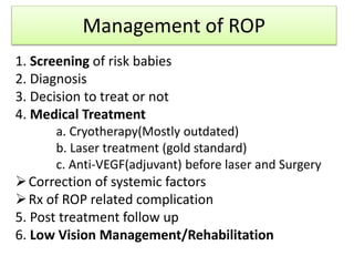 Retinopathy of Prematurity | PPTX