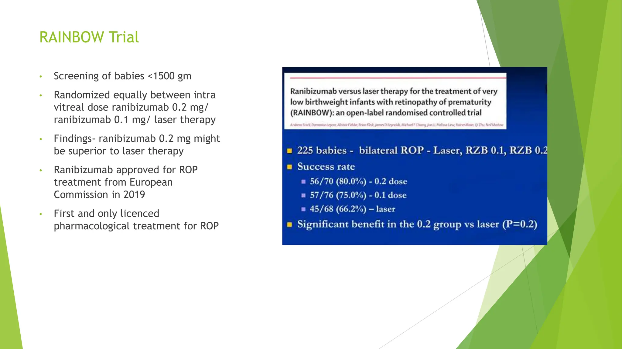 Retinopathy of Prematurity (ROP) - classification and treatments | PPTX