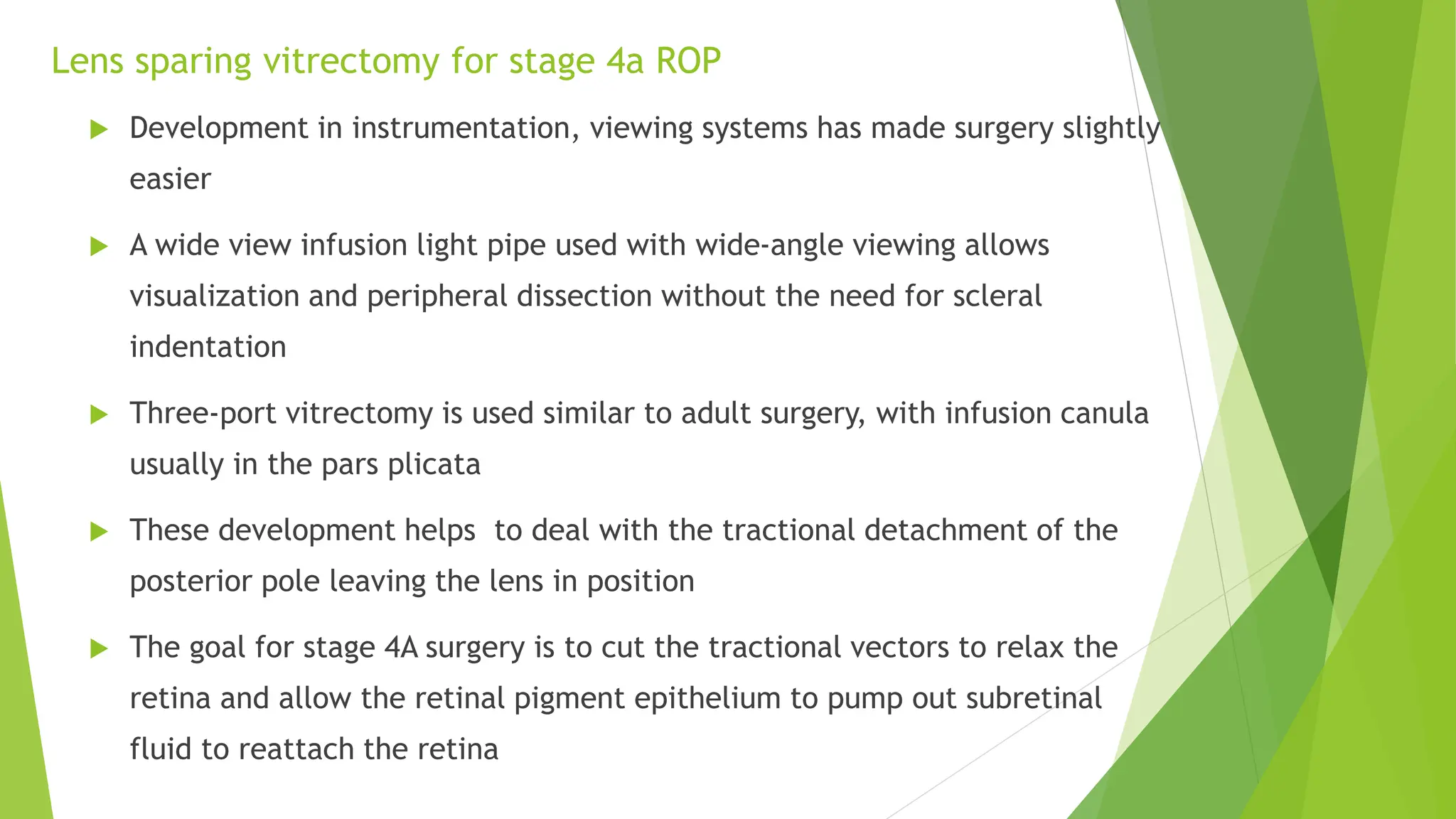 Retinopathy of Prematurity (ROP) - classification and treatments | PPTX