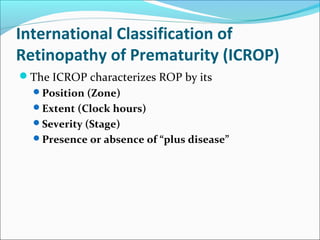 ROP current understanding and management | PPT