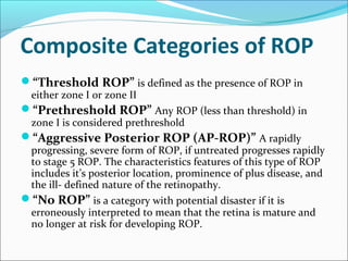 ROP current understanding and management | PPT