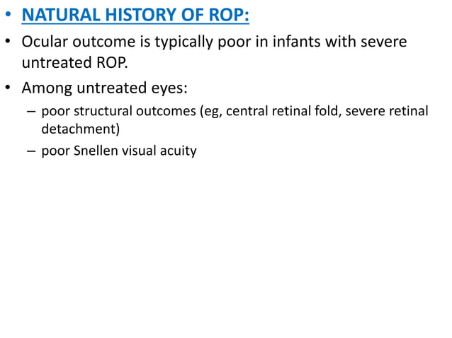 ROP - Dr Padmesh - Neonatology | PPTX