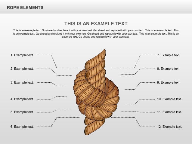 Rope Diagrams for PowerPoint by PoweredTemplate.com