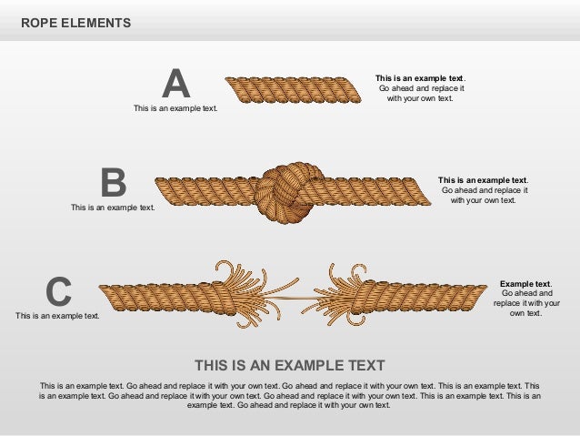 Rope Diagrams for PowerPoint by PoweredTemplate.com