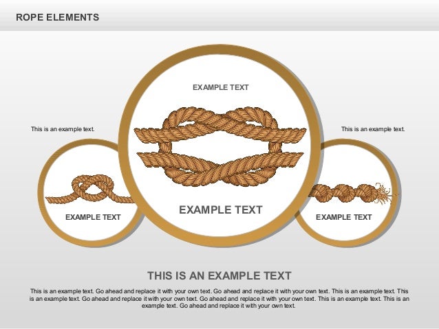 Rope Diagrams for PowerPoint by PoweredTemplate.com