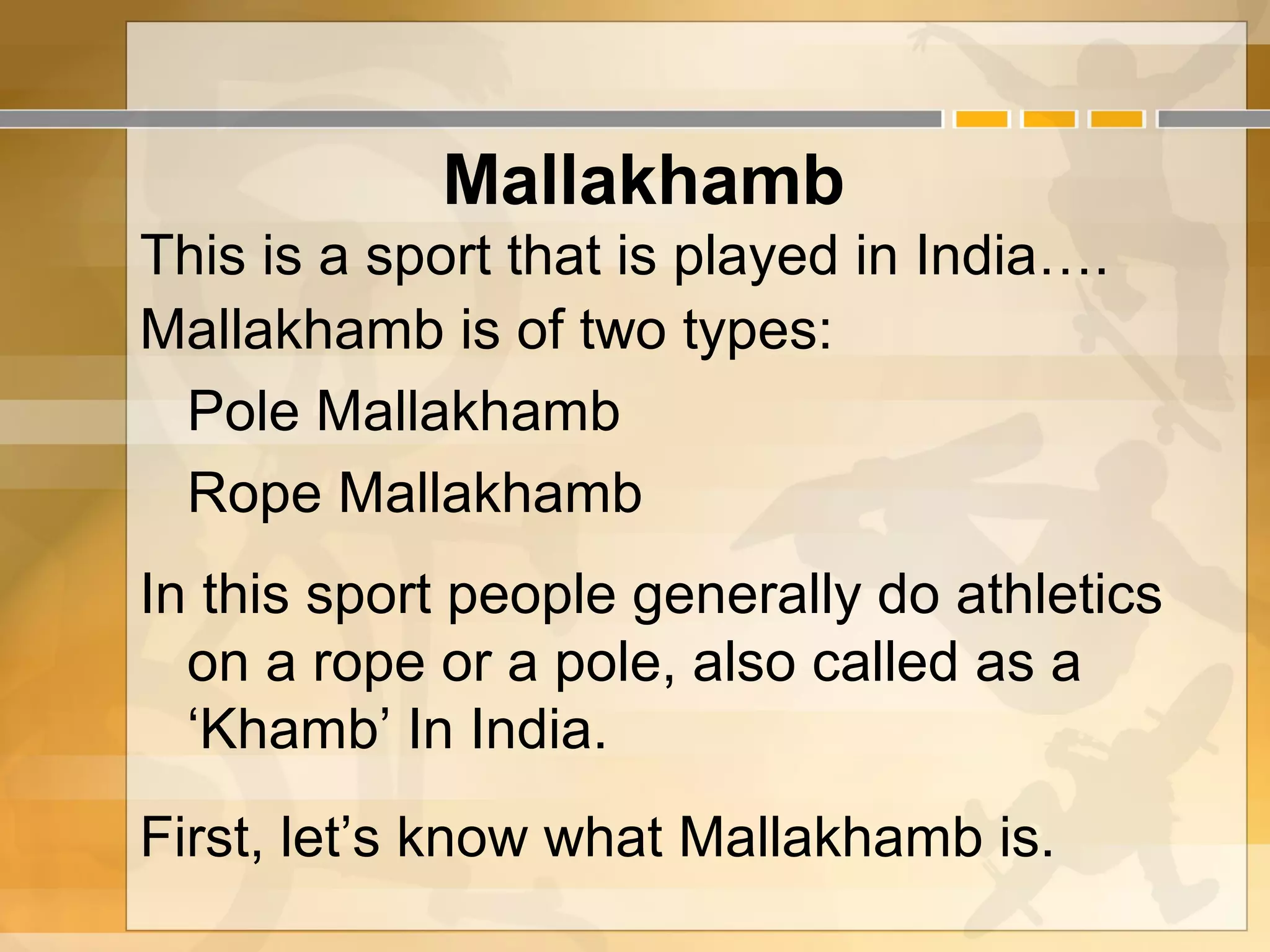 Rope mallakhamb | PPT